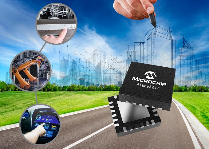 마이크로칩, 센서 노드 기능 향상 위한 8비트 tinyAVR MCU 출시