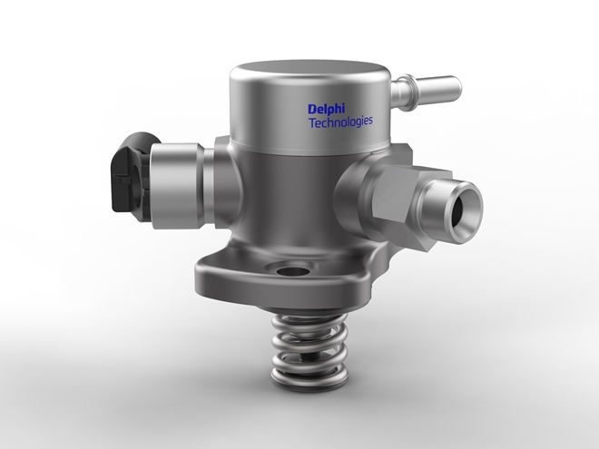 델파이, 배기가스 50% 줄이는 500+bar GDi 시스템 공개